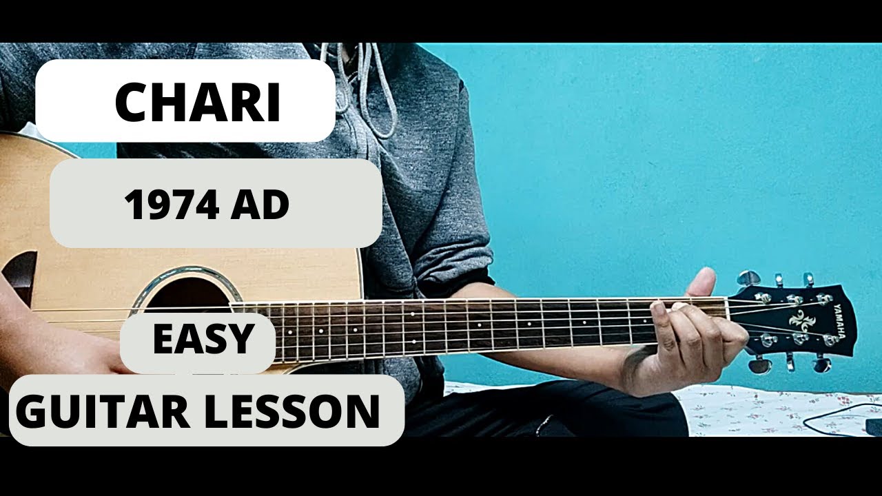CHARI 1974 AD EASY GUITAR LESSON - YouTube