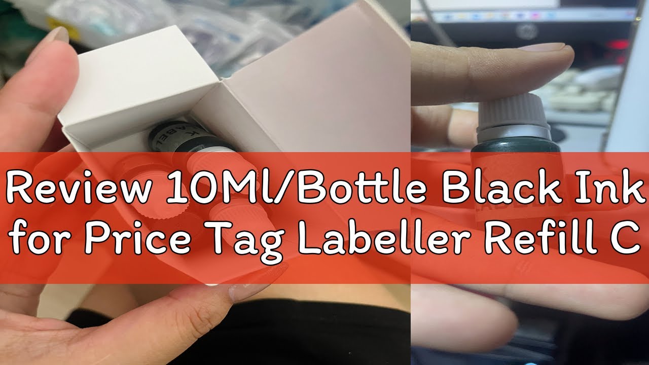 Review 10Ml/Bottle Black Ink for Price Tag Labeller Refill Coding ...