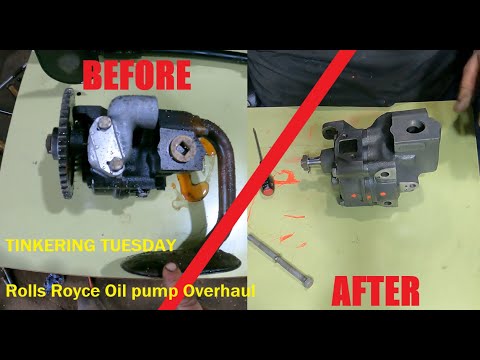 Rolls Royce C8 Engine Oil Pump Rebuild - Tinkering Tuesday - YouTube