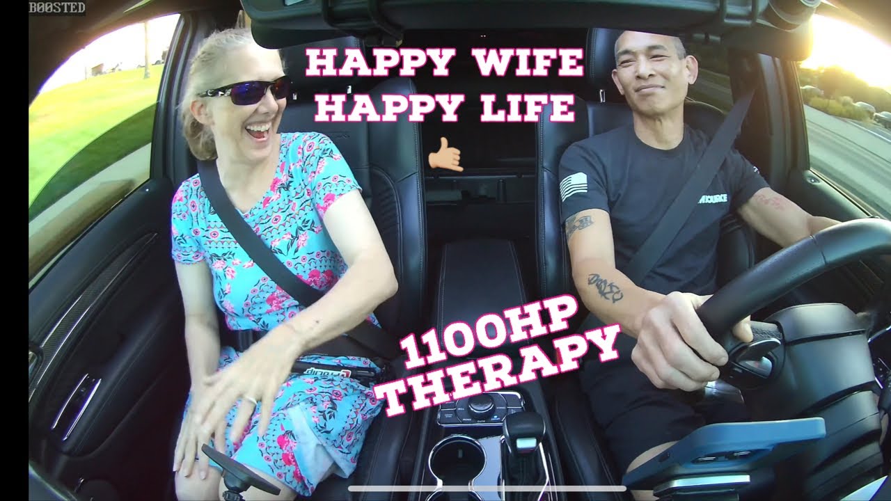 Happy Wife Happy Life Trackhawk ride - YouTube