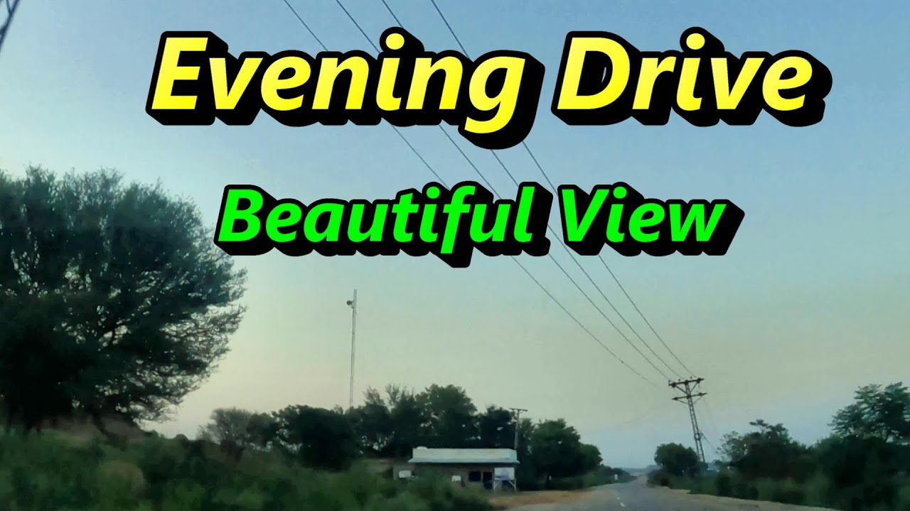Beautiful Evening Drive With Relaxing Music | Punjab Road Trip ...