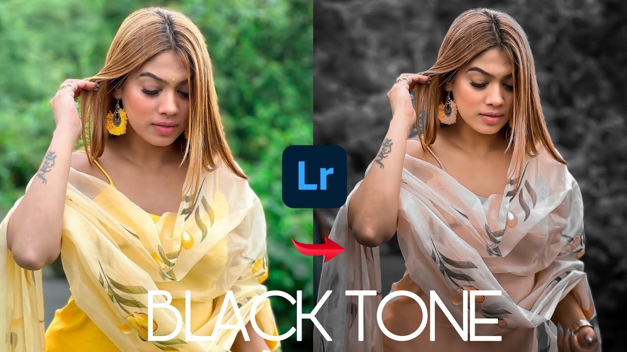 Lightroom Photo Editing Tutorial Black Tone Color Grading Lightroom