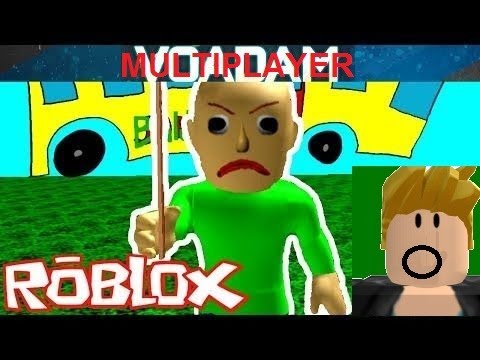 BALDI'S BASICS MULTIPLAYER IN ROBLOX - YouTube
