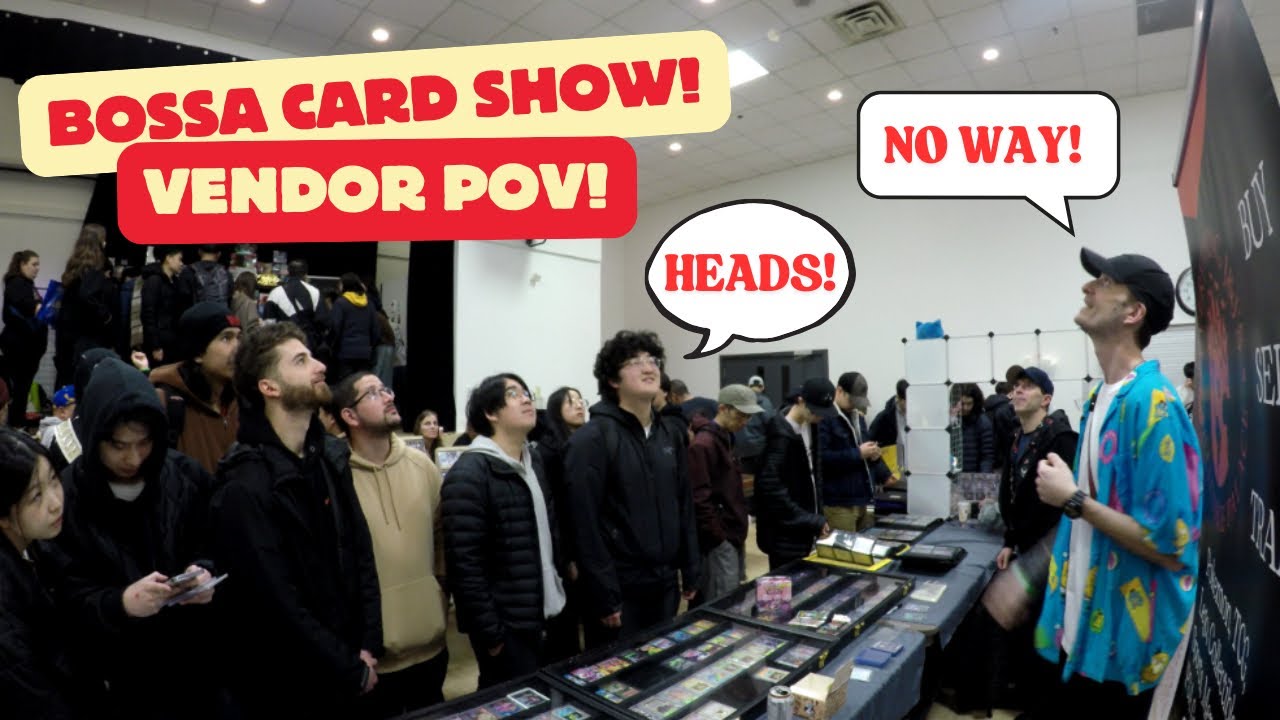 CRAZY Start To a Card Show! | Vendor POV | WE’RE BACK!!! - YouTube