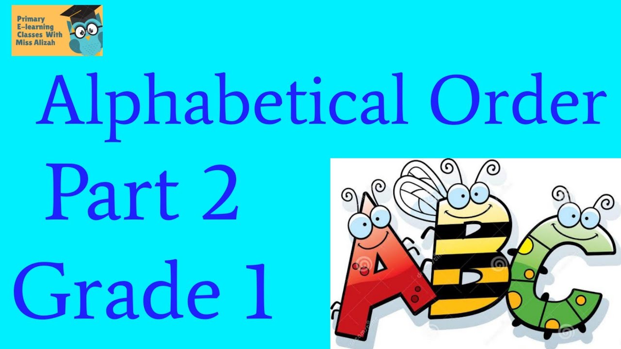 English: Alphabets for Class 1 part 2 - YouTube