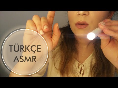 TÜRKÇE ASMR ◼️ 5 Duyunuzu Test Ediyorum! Doktor Roleplay ◼️ Fısıltılı (Cranial Nerve Examination)