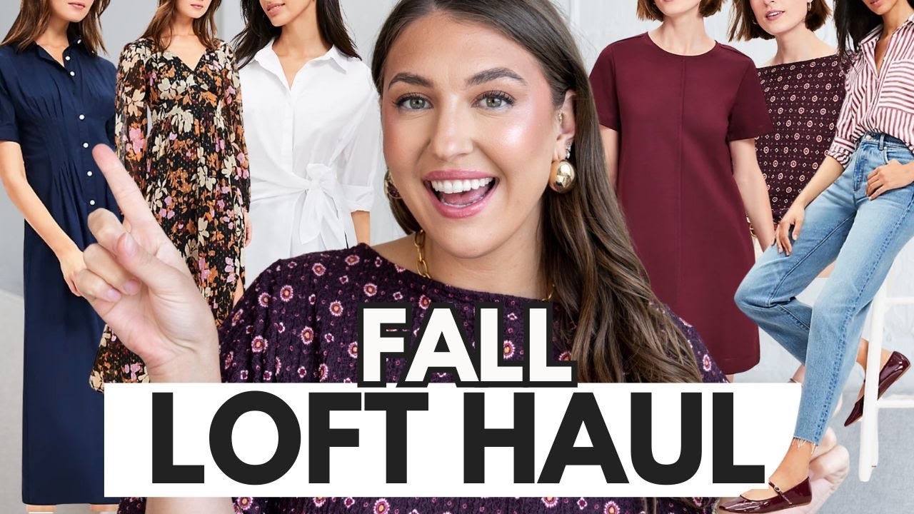 *NEW* Loft Try On Haul | New Fall Arrivals 🍁 - YouTube