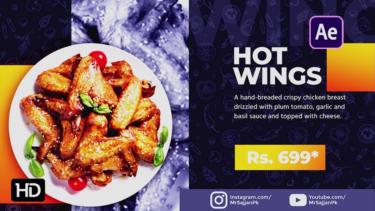 Modern Restaurant Promo Animation - After Effects Tutorial - Urdu ...