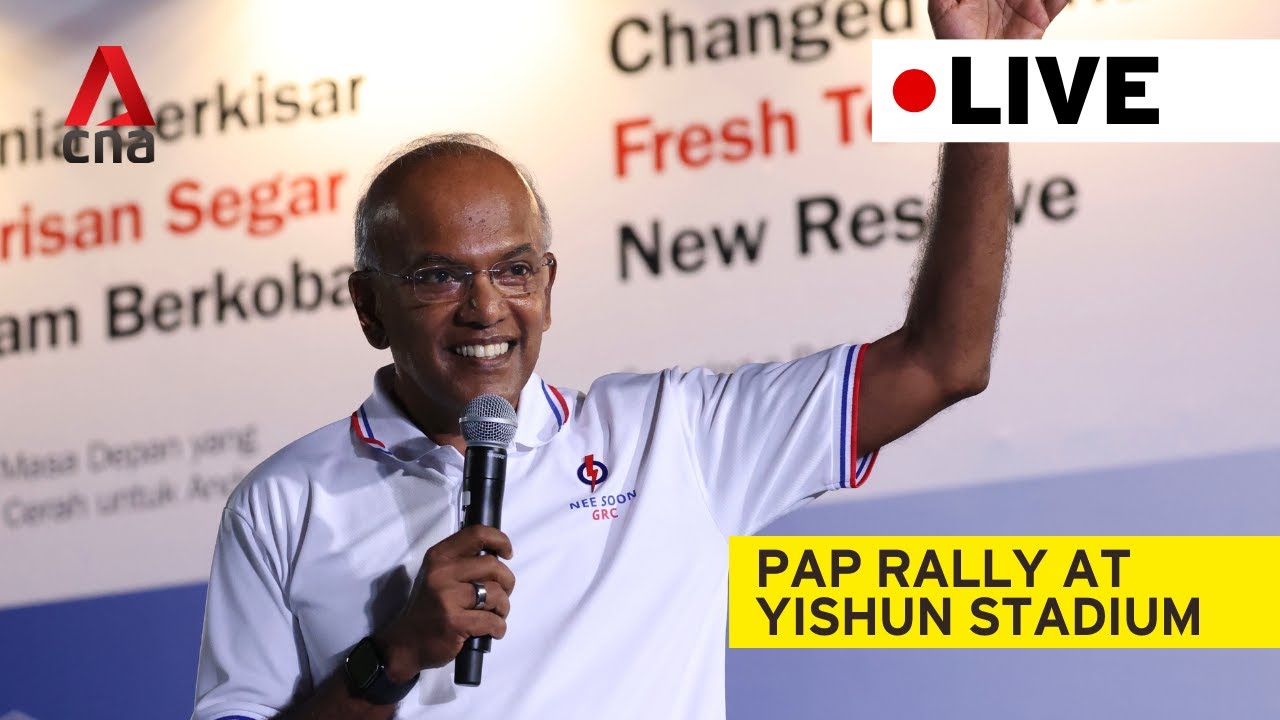 People's Action Party rally for Nee Soon GRC at Yishun Stadium | Apr 29 ...