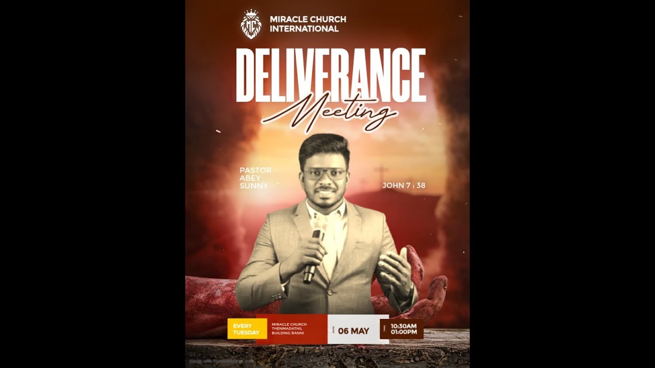 DELIVERANCE MEETING 06|05|2025|MIRACLE CHURCH INTERNATIONAL|PS ABEY ...