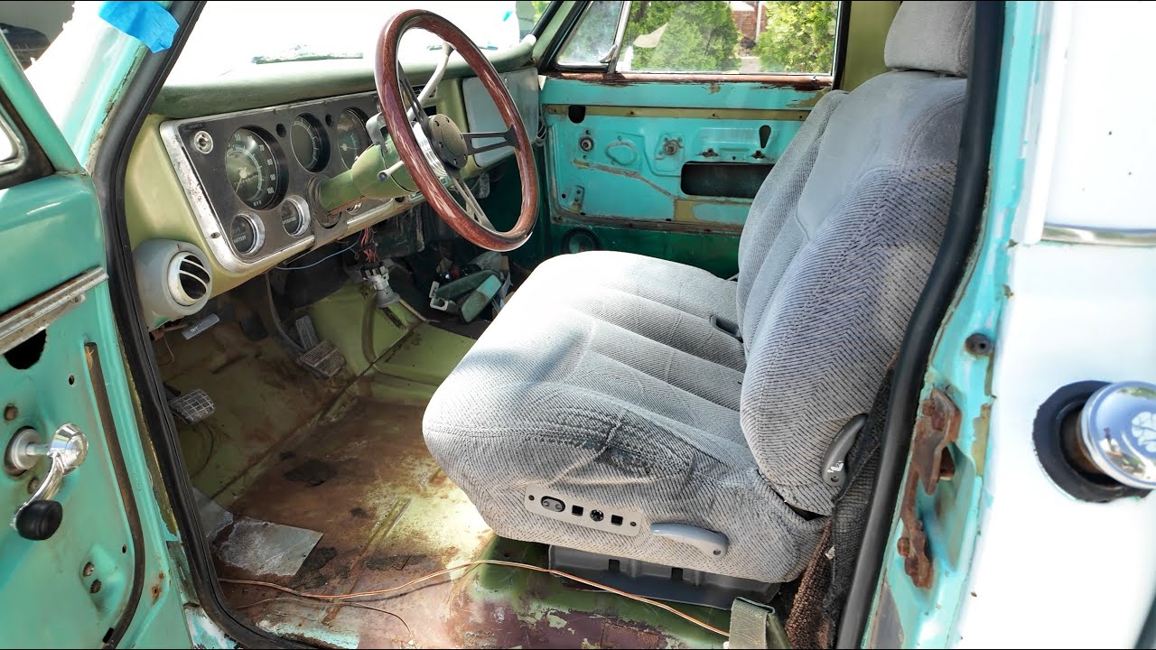 How to Install OBS Seats into your 67-72 Chevy C10 Truck - YouTube