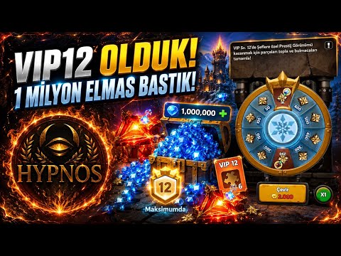 VIP12 OLUYORUZ! 1 MİLYON ELMAS BASIYORUZ! WHITEOUT SURVIVAL