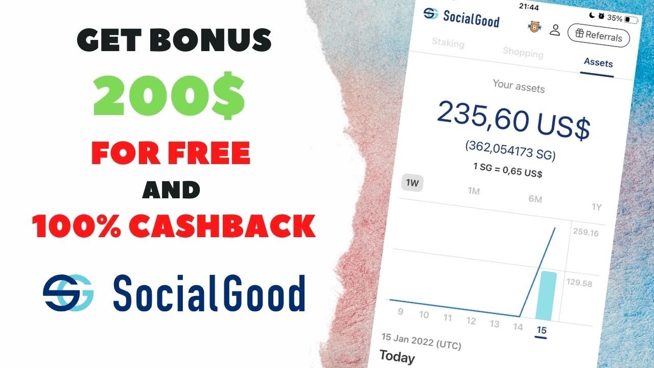 Get 200$ for FREE from SocialGood | Earn Money Online - YouTube