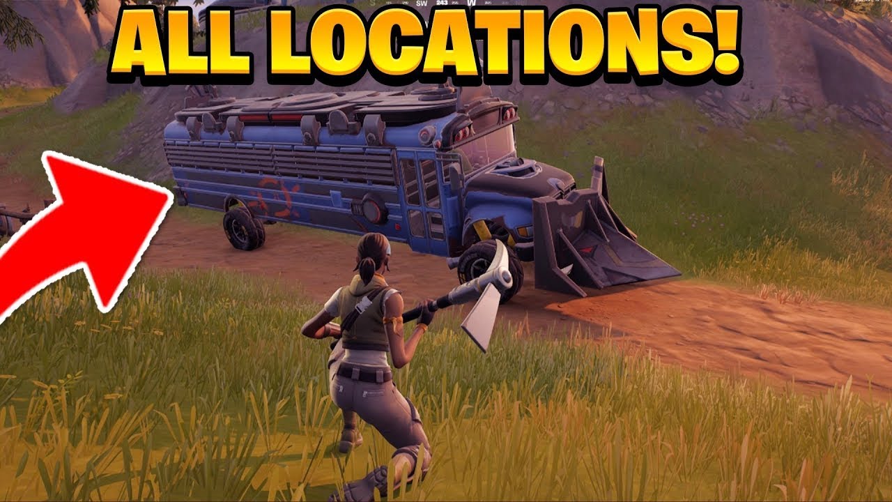 The *NEW* Drivable ARMORED Battle Bus Vehicle (Where To Find & How To ...