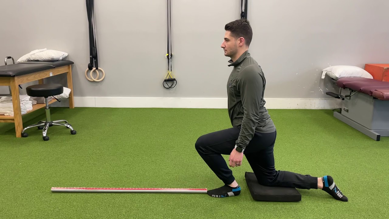 Half kneeling Dorsiflexion ROM Screen - YouTube
