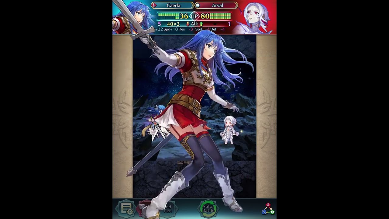 [FEH] Caeda Emblem One Turns Arval: Cycle Keeper’s Abyssal MHB - YouTube