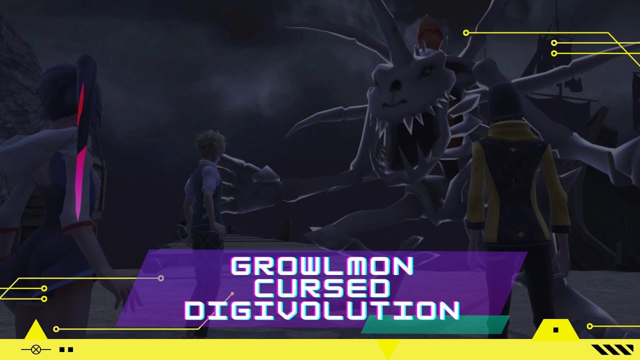 GROWLMON CURSED DIGIVOLUTION | DIGIMON WORLD : NEXT ORDER (PC) - YouTube