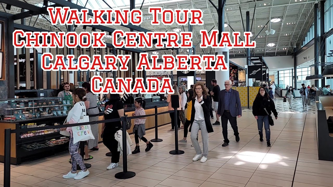 [4K] Walking Tour - CF Chinook Centre Mall - Calgary, Alberta Canada ...