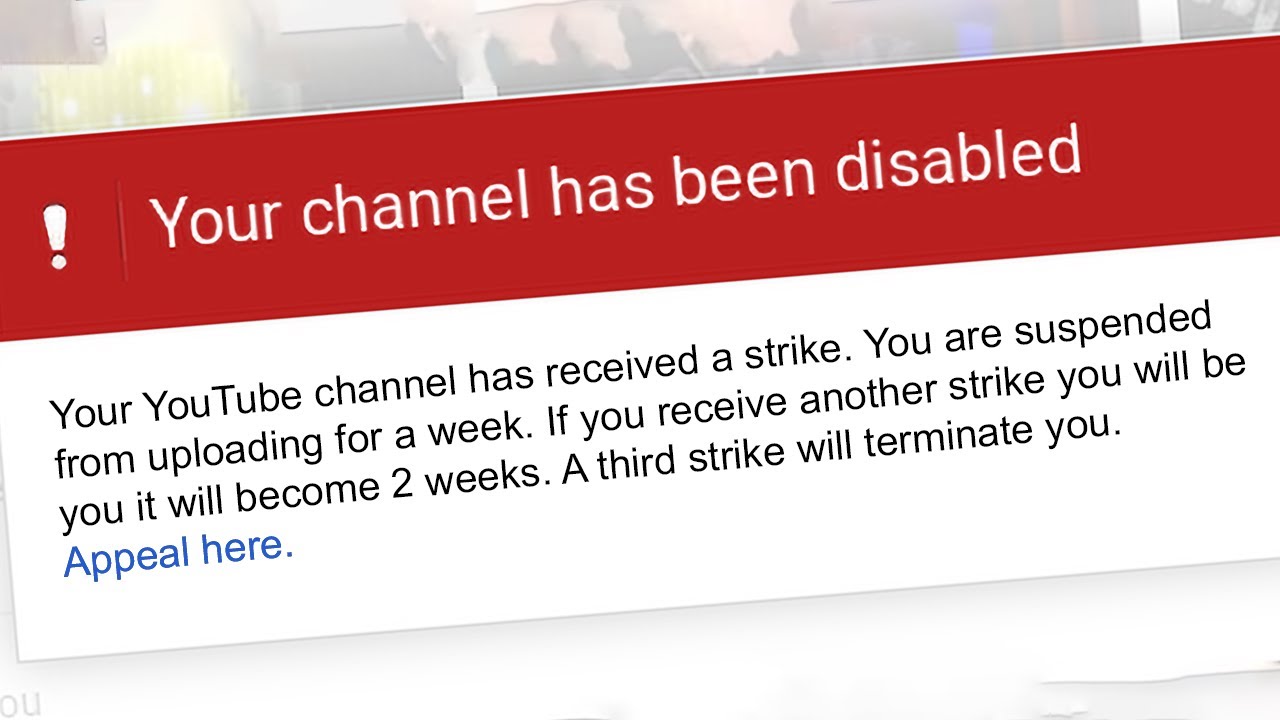 My First YouTube Strike... - YouTube