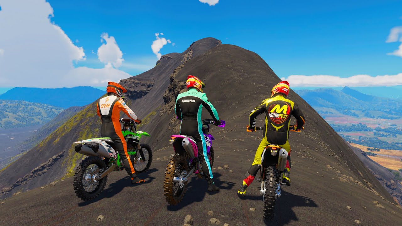 KTM 450 EXC & KAWASAKI KX-450F Bikes | OFFROAD Dirt Motocross | The Crew Motorfest | GamePlay PC ...