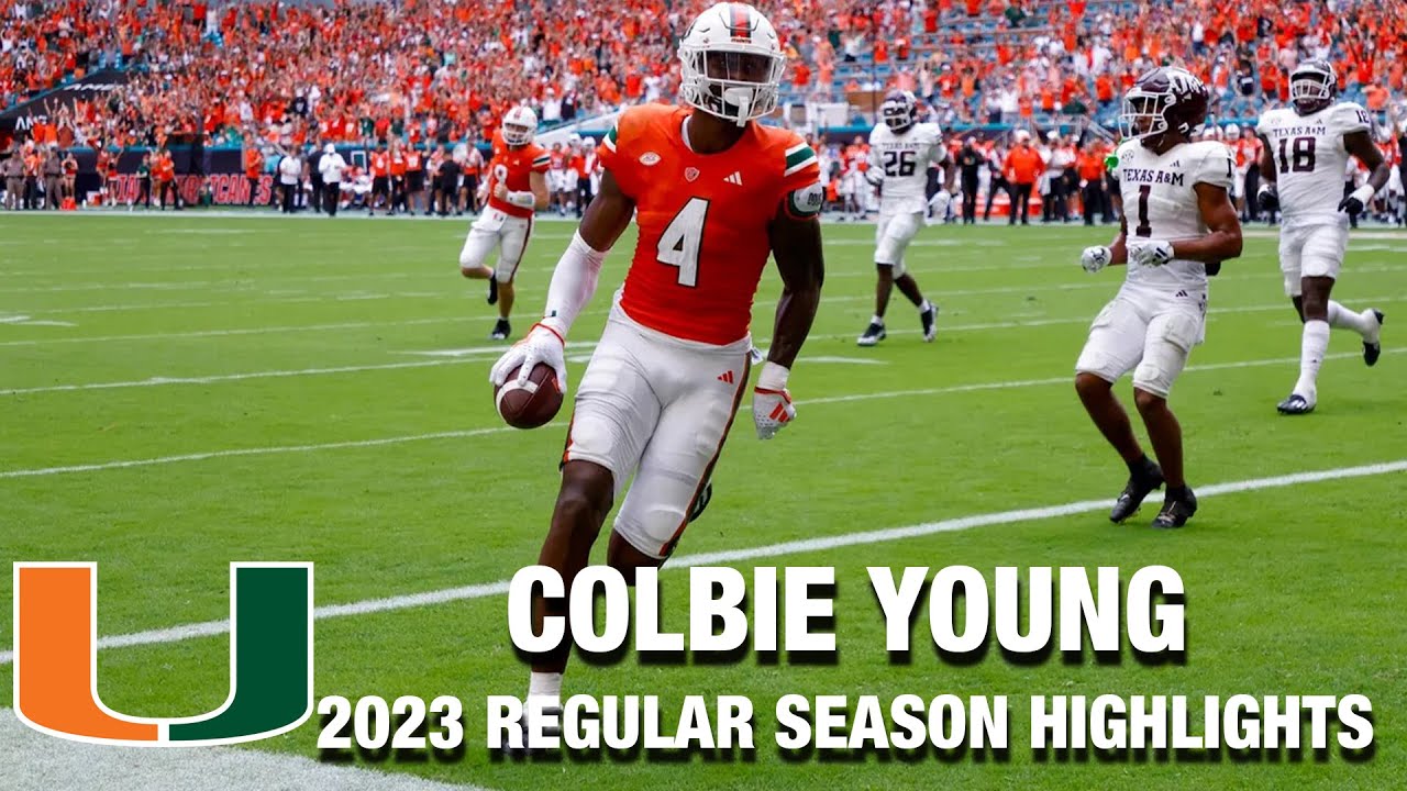Colbie Young 2023 Regular Season Highlights | Miami WR - YouTube
