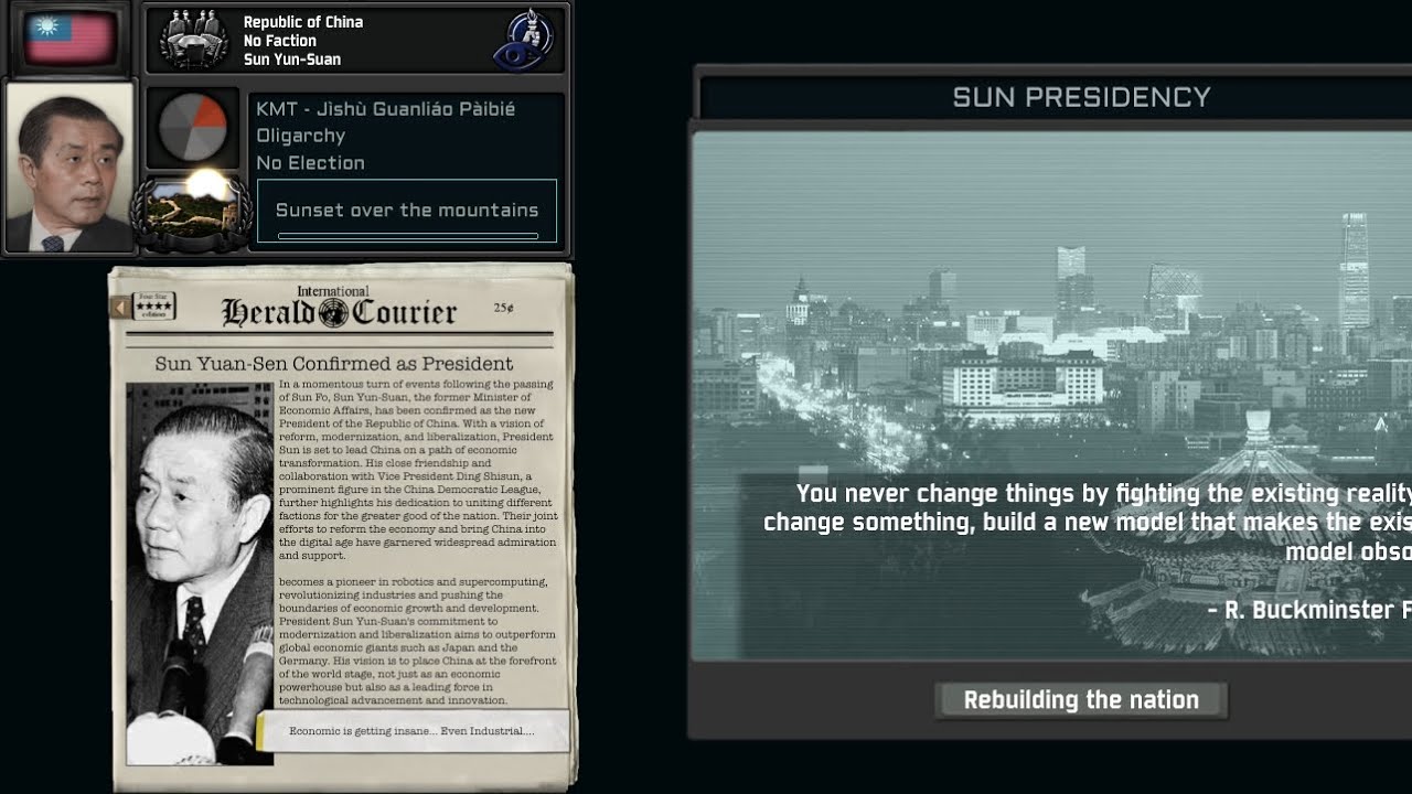 TNO Post-Sun Fo : Sun Yun-Suan Presidency - YouTube