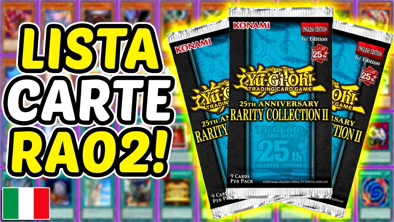 [ITA] E' Arrivata La Rarity Collection 2! Tutto il Set Completo!• Yu-Gi ...
