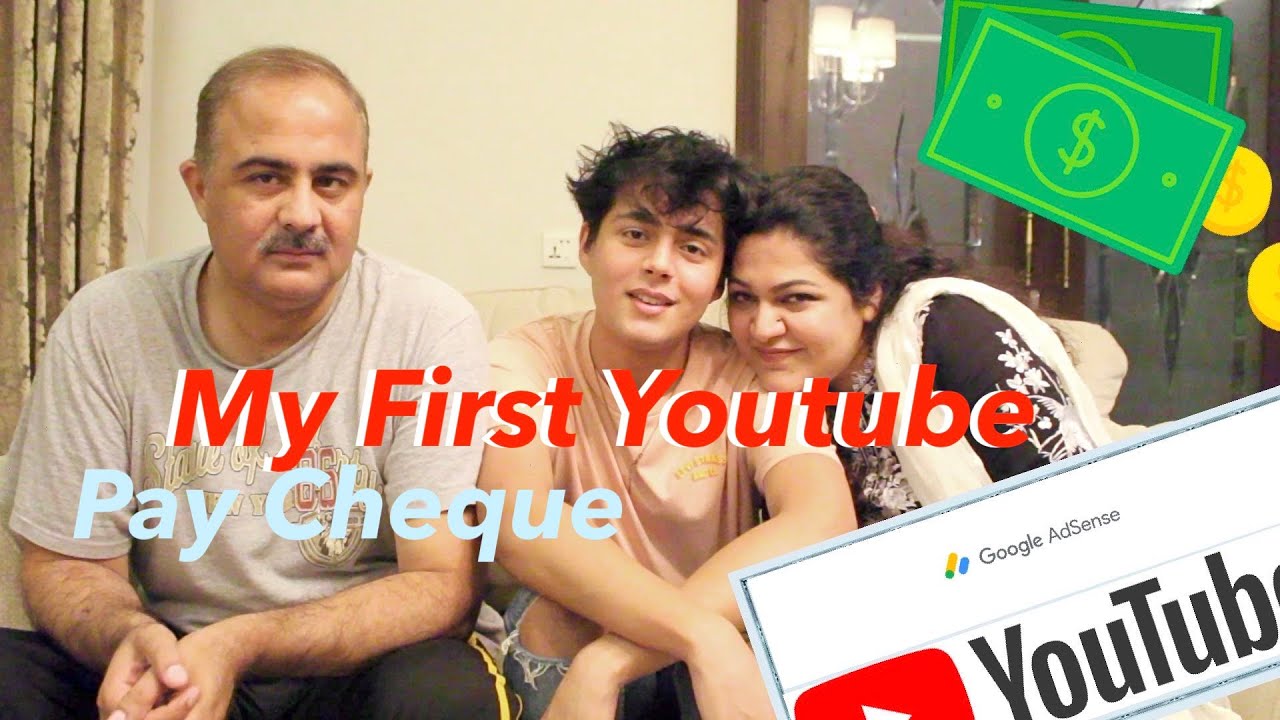 Youtube's First Pay Cheque & 1 Year Anniversary - YouTube