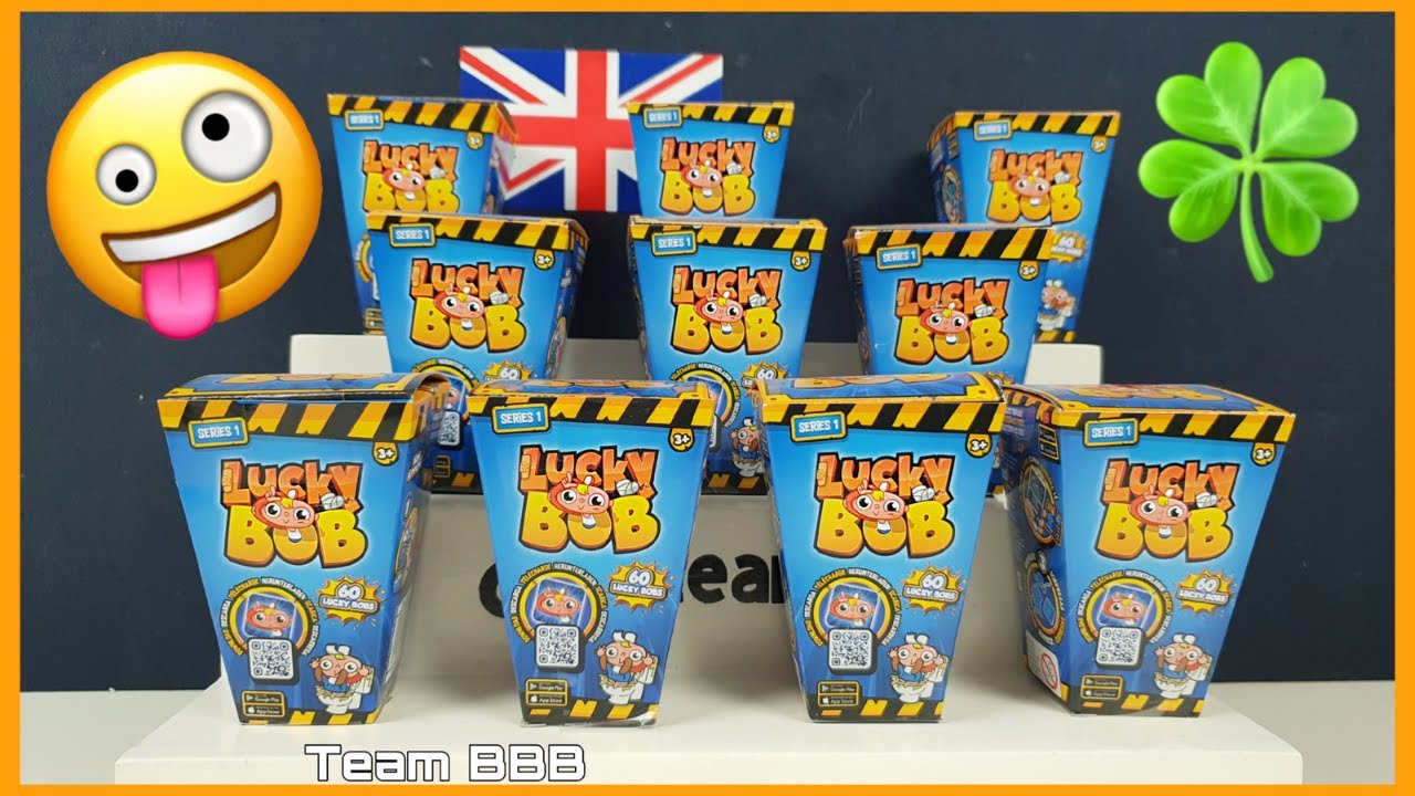 WHO IS LUCKY BOB? Collectible Mini figures in popping Blind Boxes ...