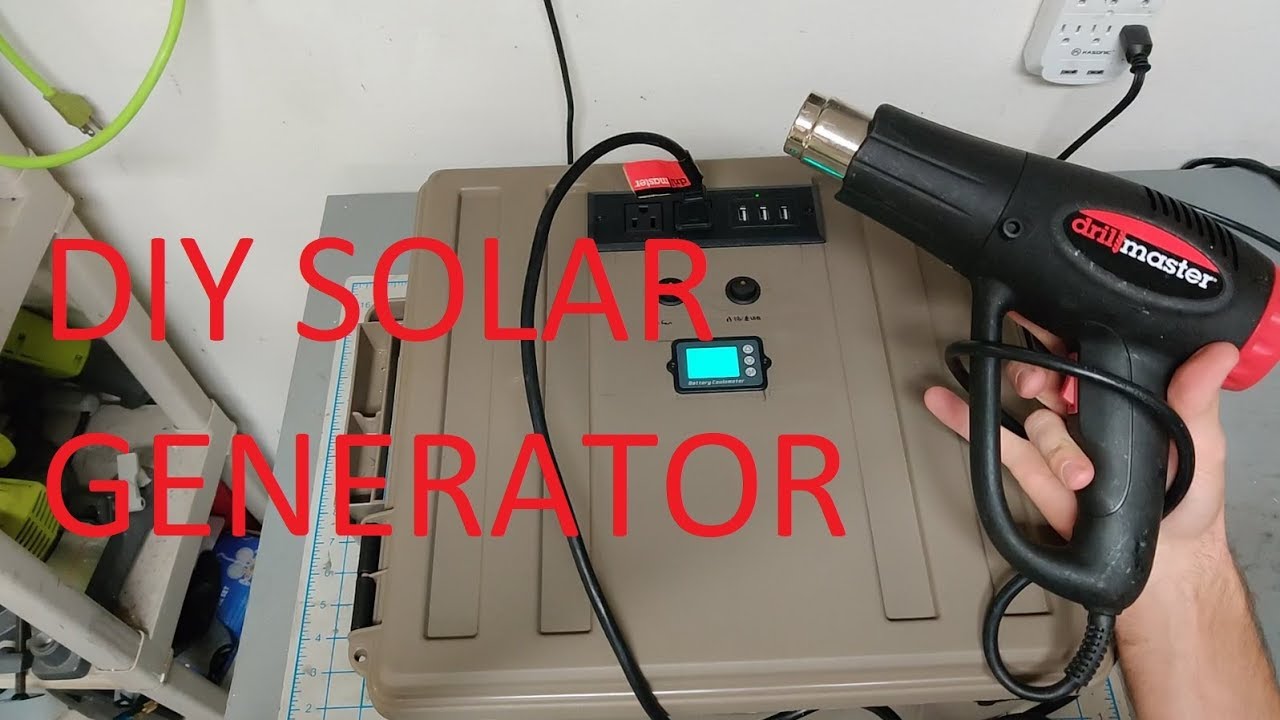 DIY SOLAR GENERATOR / PORTABLE POWER WALL - YouTube