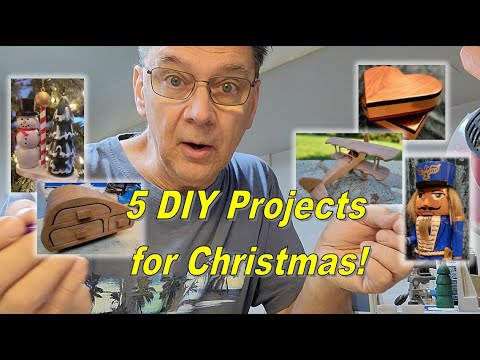 Five DIY Christmas Gift Projects YOU Can Do! - YouTube