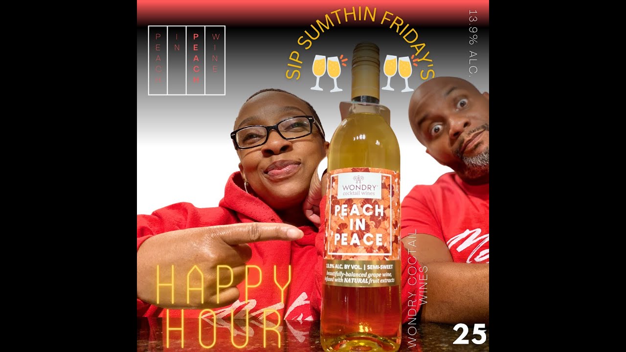 WONDRY COCKTAIL WINE(PEACH IN PEACE) - YouTube