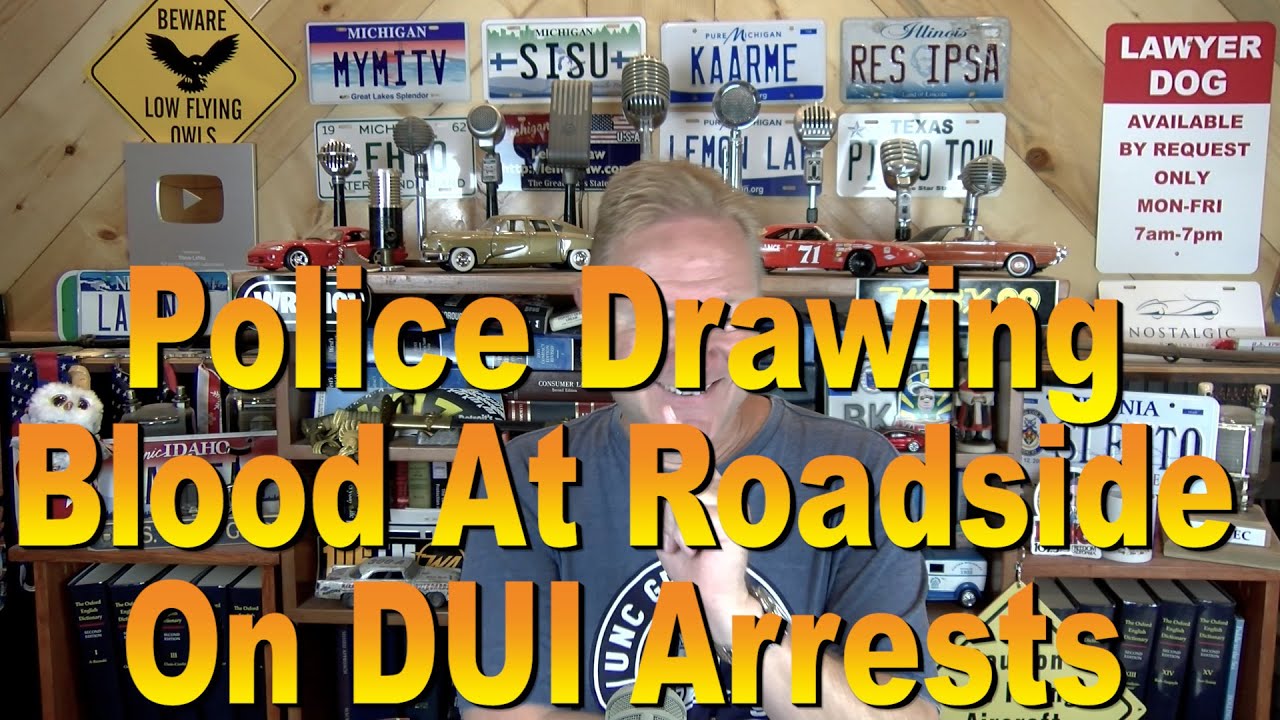 Police Drawing Blood At Roadside on DUI Arrests - YouTube