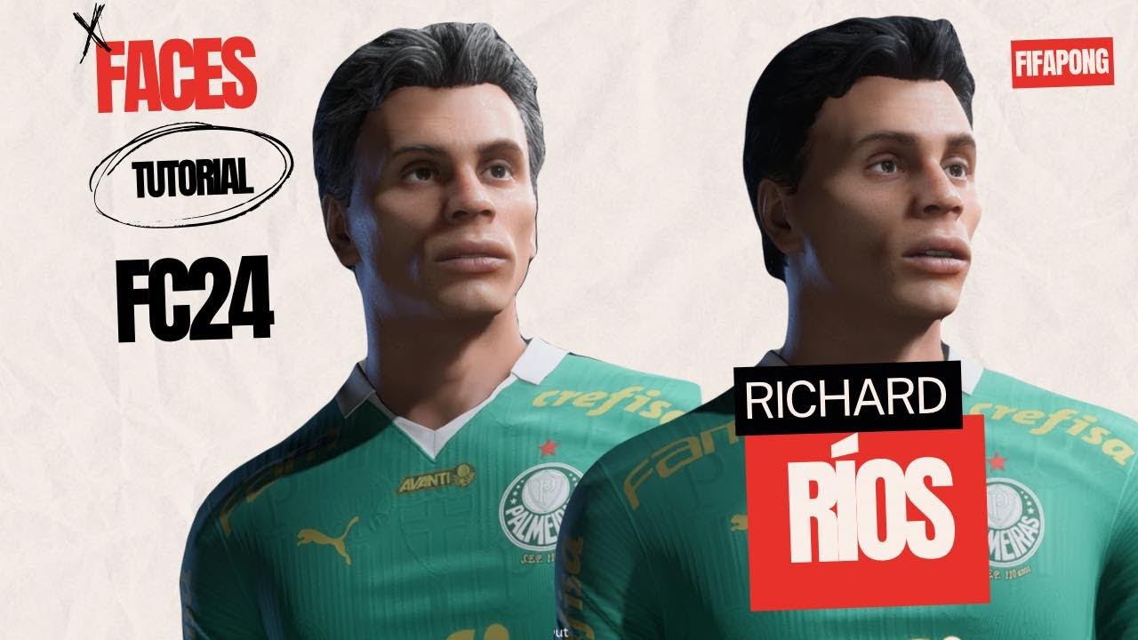 EAFC24 - How to Create Richard Ríos Face - Pro Club - Career Mode - YouTube
