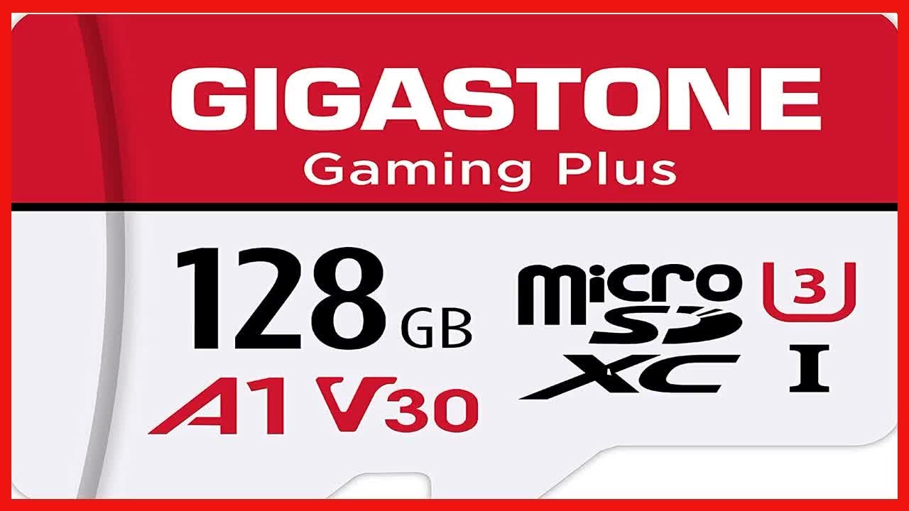 [Gigastone] 128GB Micro SD Card, Gaming Plus, MicroSDXC Memory Card for ...