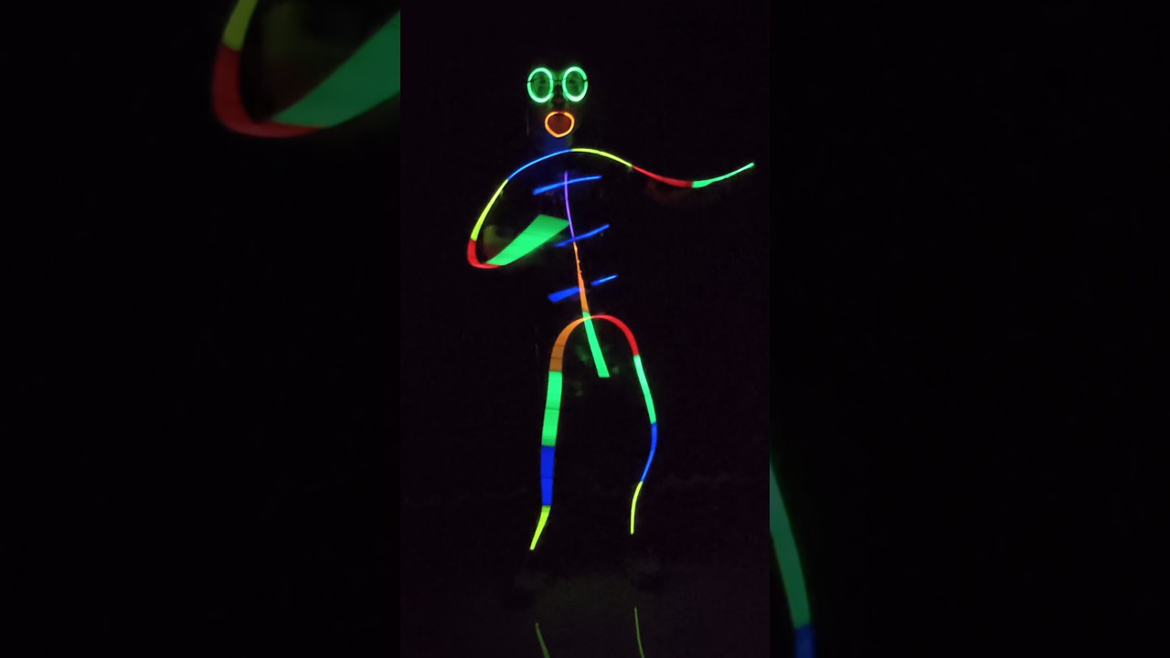 Glow Man Dance, Fun Challenge - YouTube