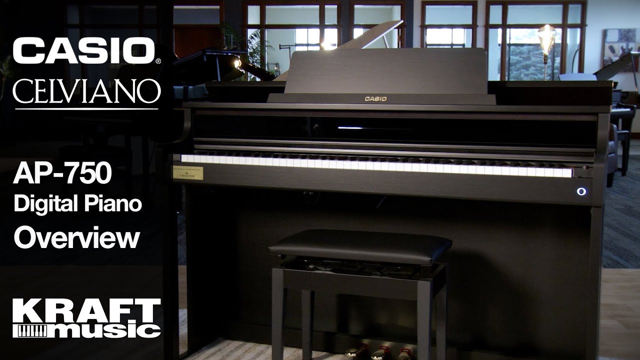 Casio Celviano AP-750 Digital Piano - Overview - YouTube