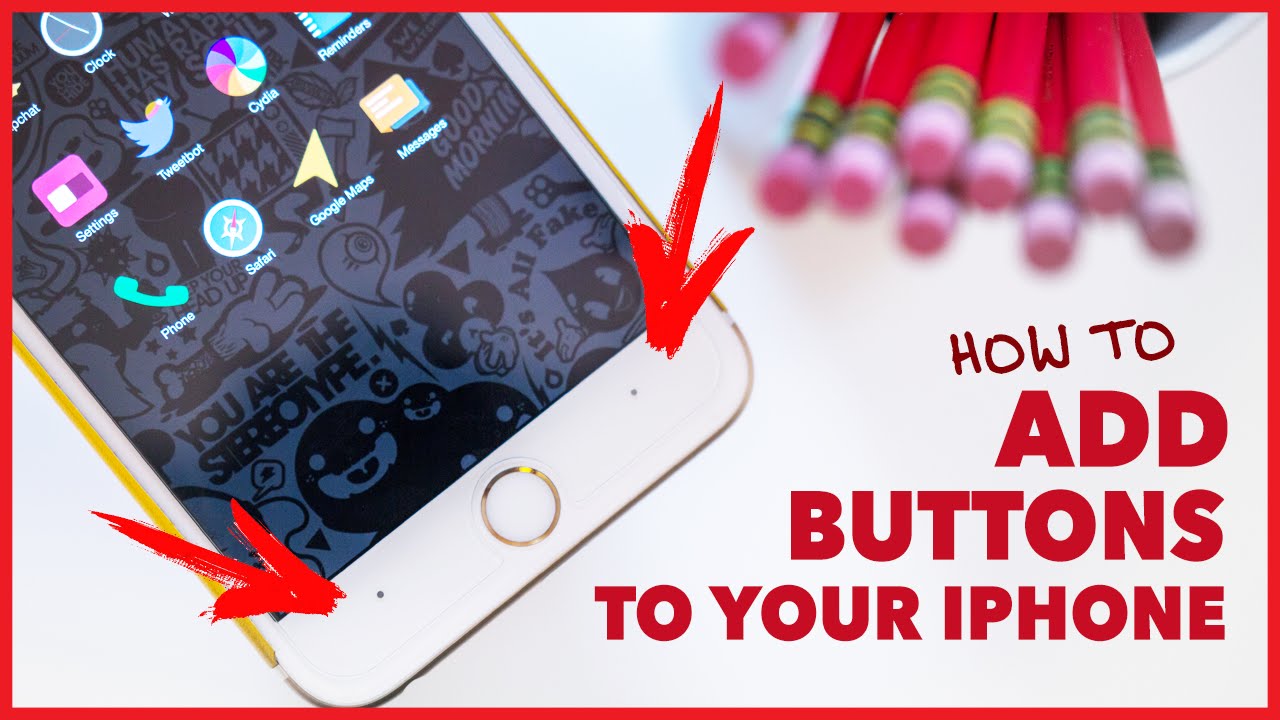 How to Add Buttons on Your iPhone! - Cool iPhone Trick - YouTube