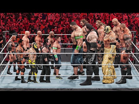 WWE 2K19 30 Giant Superstars vs Mini Superstars Royal Rumble Match!