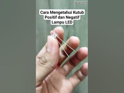 Cara Mengetahui Kutub Positif dan Negatif Lampu LED #lamp #lampu #led #ledlights - YouTube