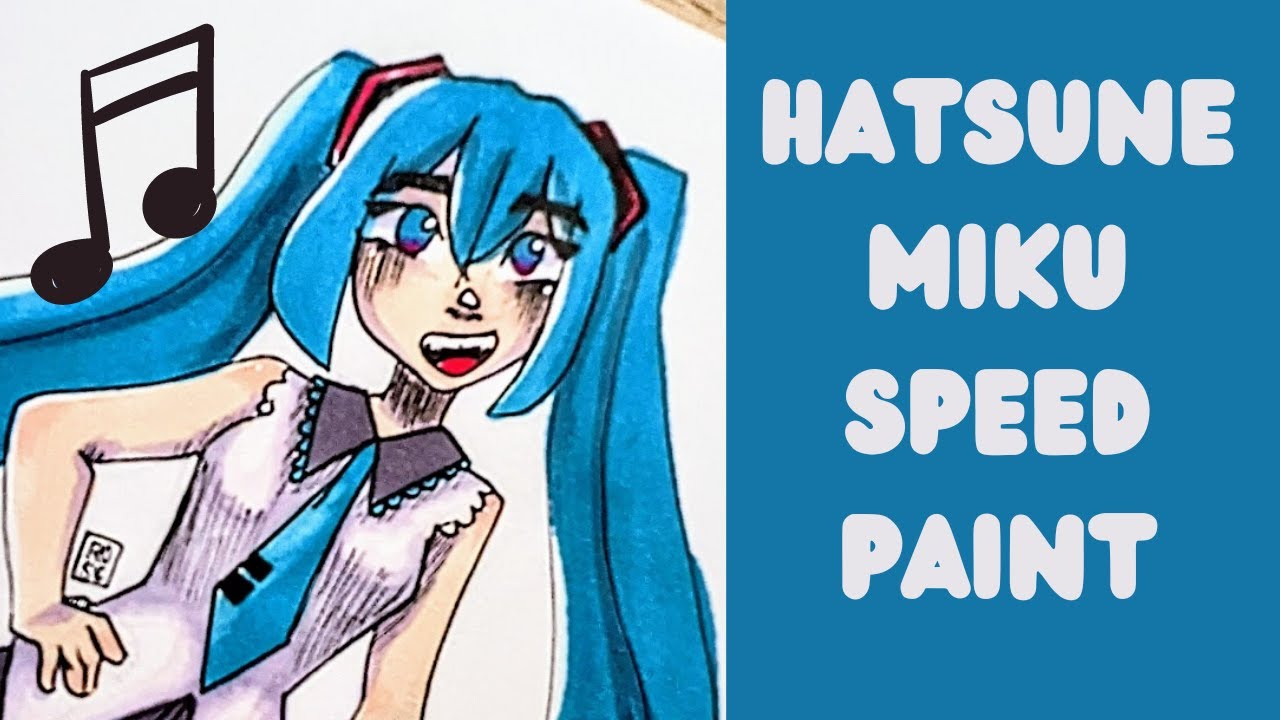 Hatsune Miku Speedpaint - YouTube