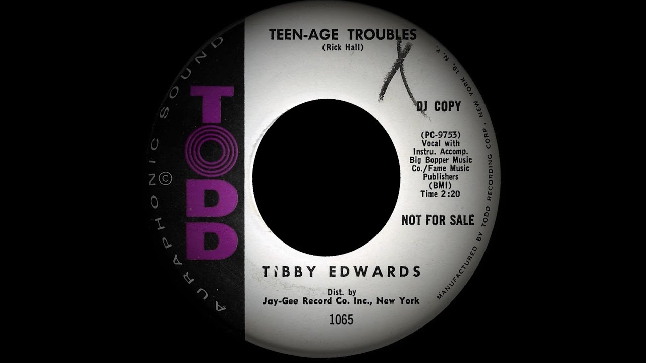Tibby Edwards - Teen-Age Troubles - YouTube