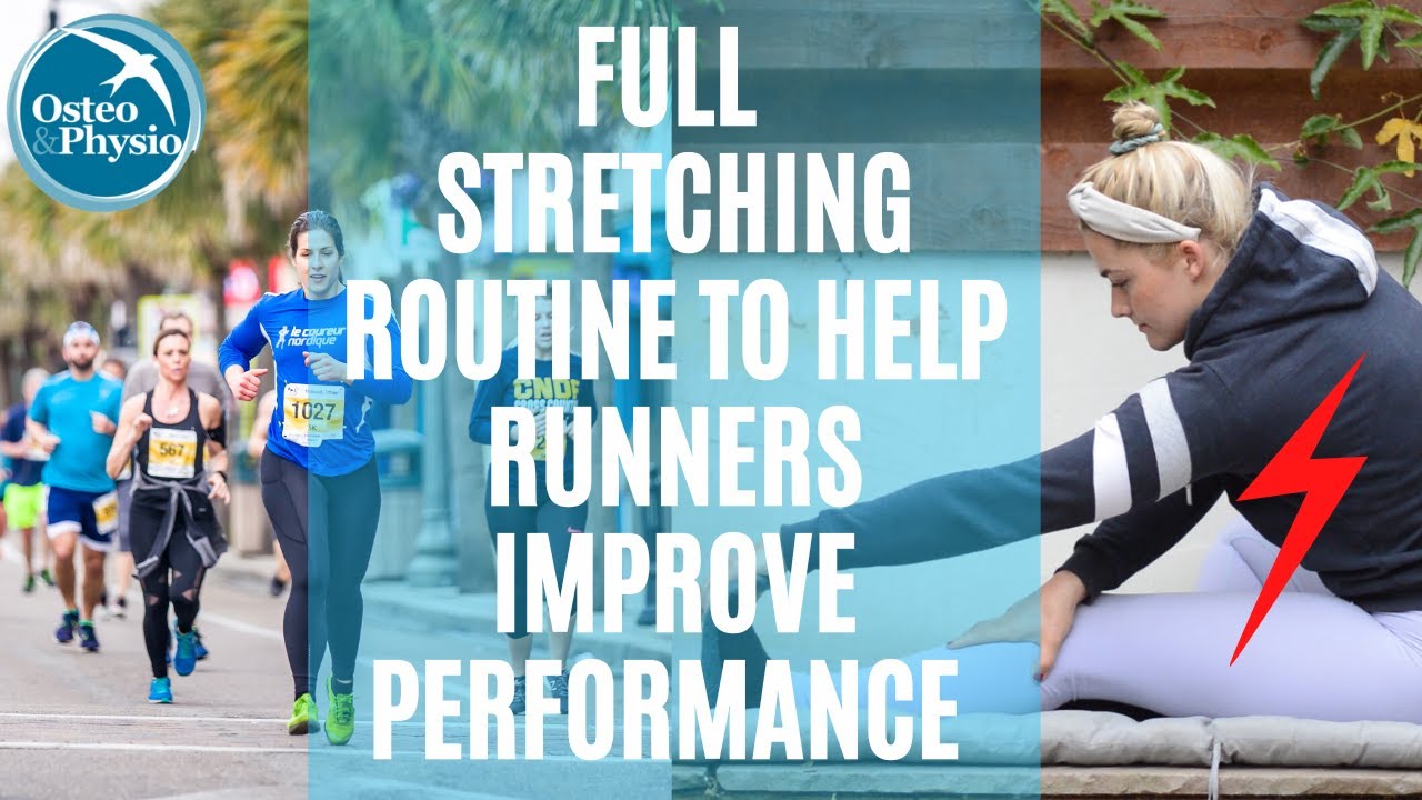 FULL STRETCHING routine for runners! - YouTube