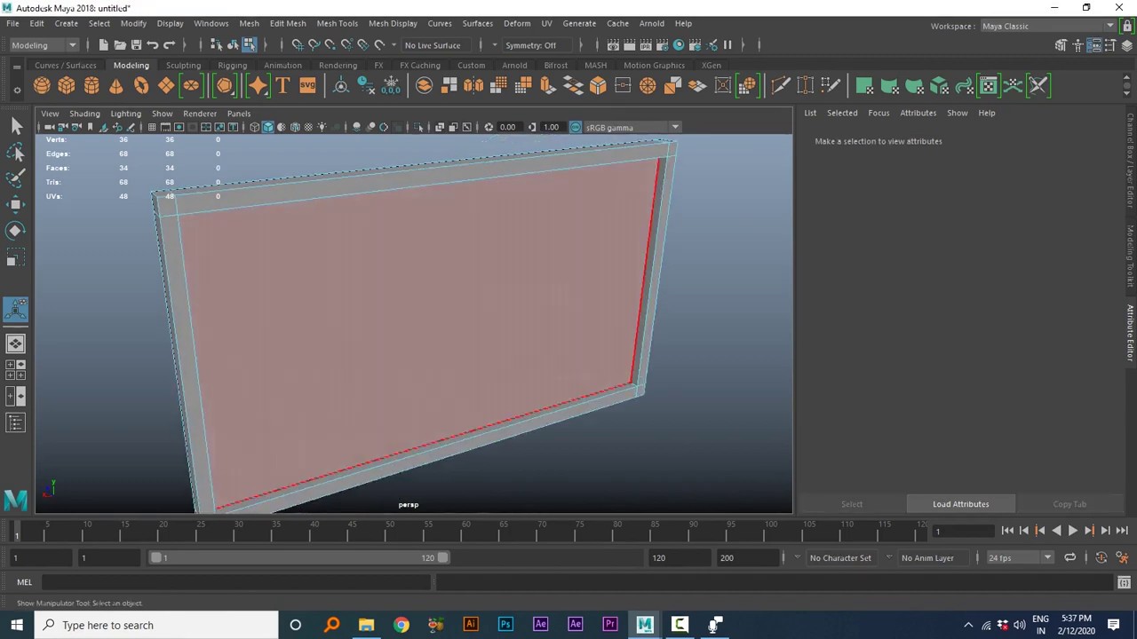 Maya hindi tutorial LCD monitor Basic tools - YouTube