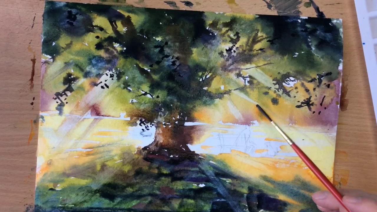 LooseWatercolours 'Rest In Sunlight' with Andrew Geeson - YouTube
