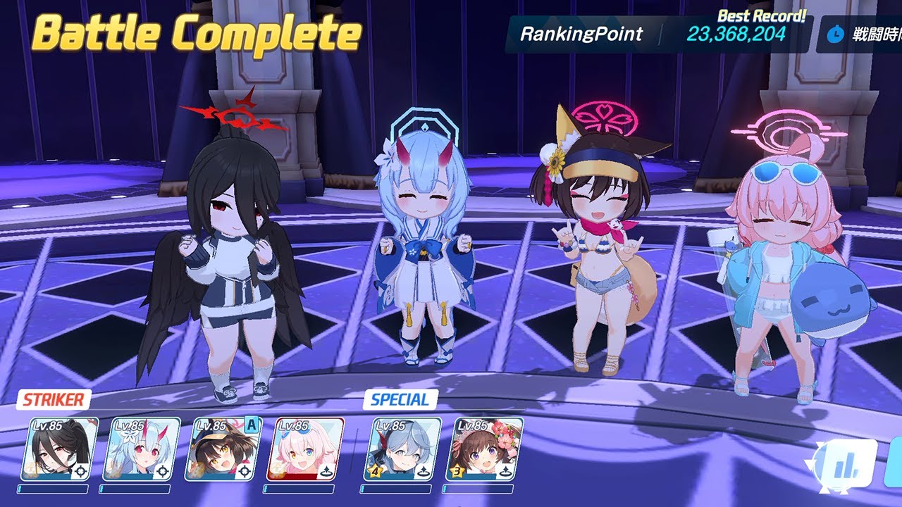 [Blue Archive] GOZ Raid Indoors Insane mode | 23,368k pts - YouTube