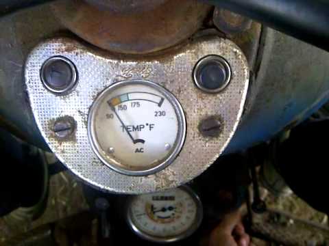 fordson dexta working dash lights - YouTube