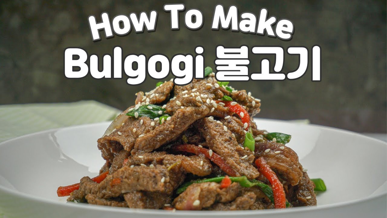 No-Fail Super-Easy Bulgogi Recipe (Korean Marinated Beef BBQ 불고기) - YouTube