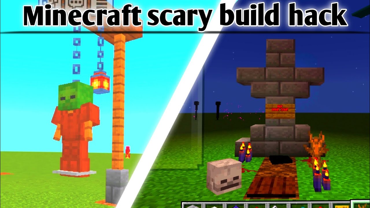 ll Minecraft scary build hack part 1 ll @gamezone-game ll #youtube # ...