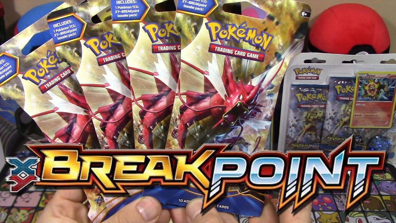 Pokemon Cards - Opening 4 Packs of BREAKPOINT! - YouTube
